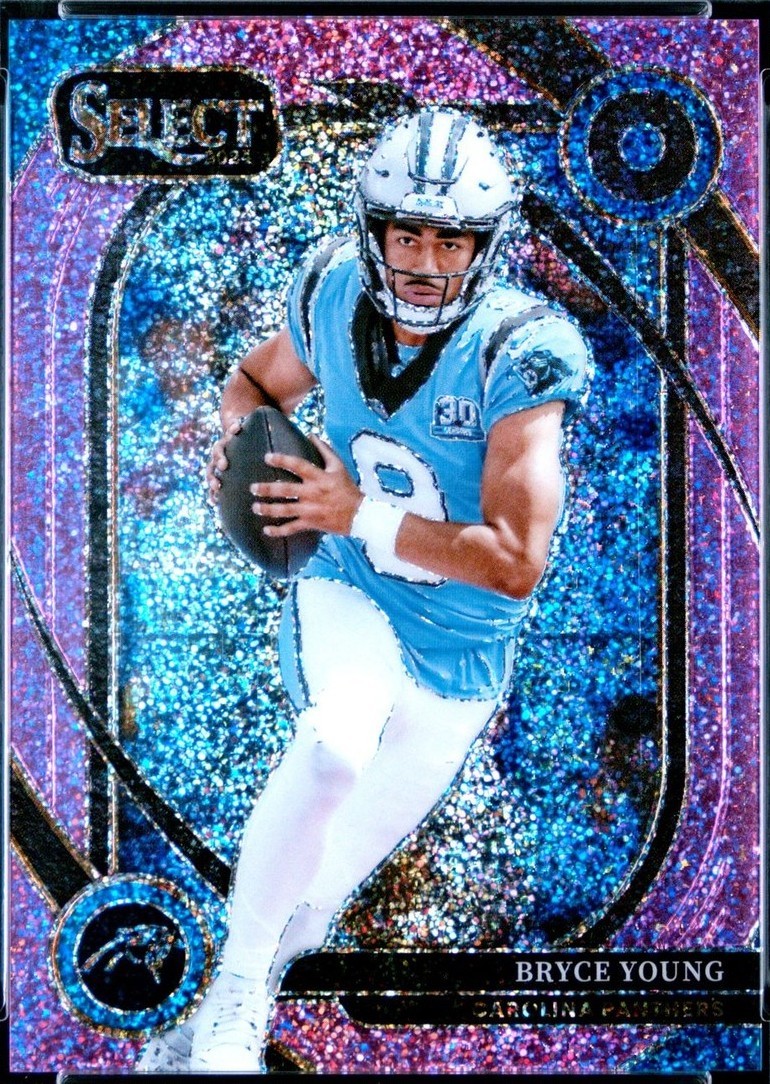 2024 Panini Select - Club Level Bryce Young #213 Pink Glitter Prizm /15 ...