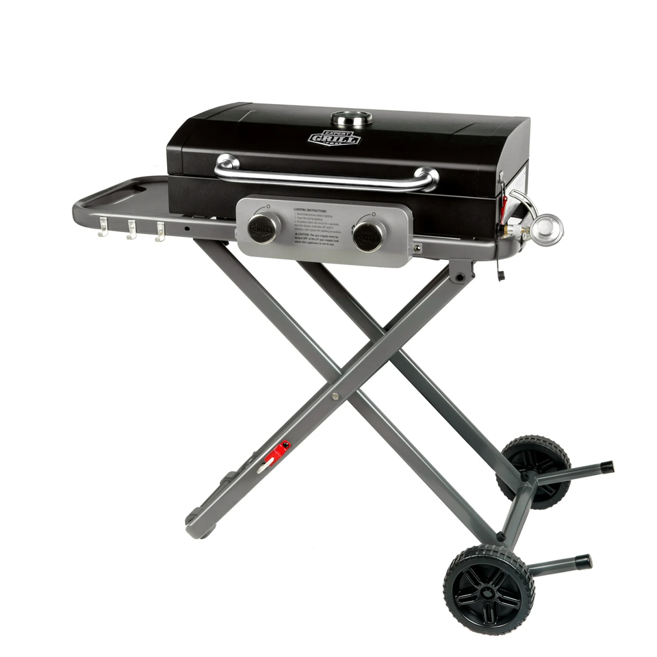 Expert Grill EX5502638816001 2 Burner Portable Tailgate Gas Grill With ...