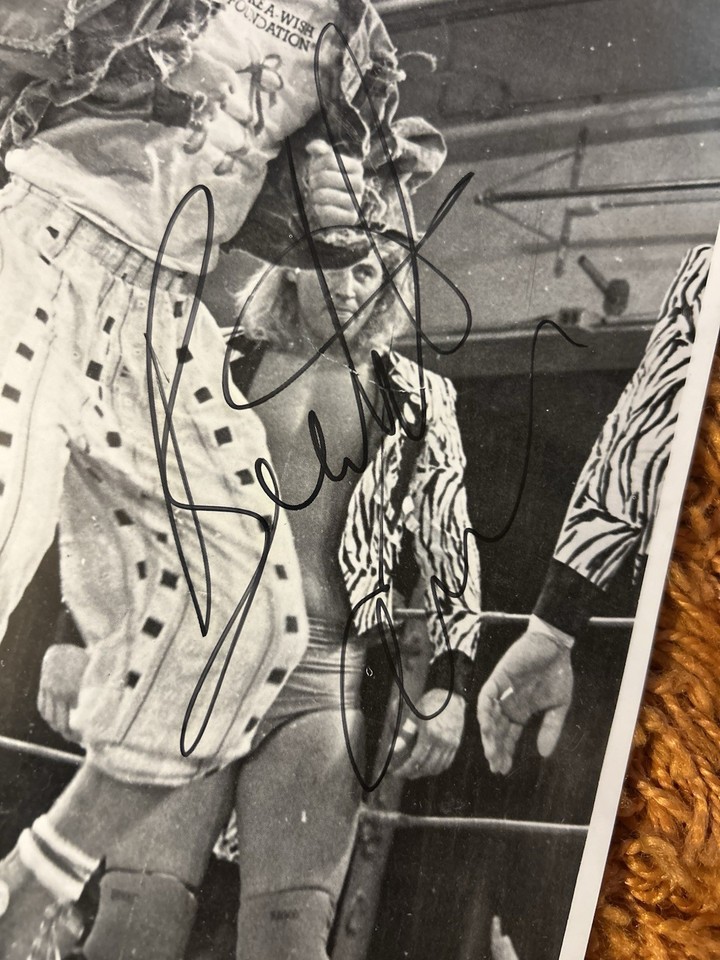 Betelgeuse Art Barr Autographed 8x10 Photo Portland Wrestling Los ...