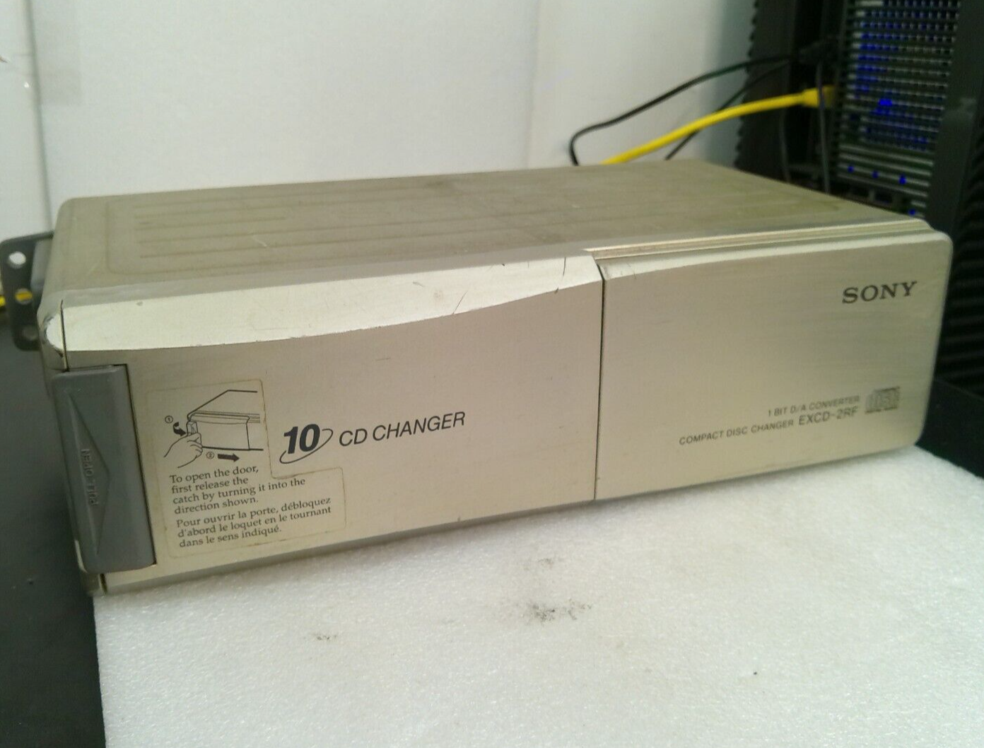 Sony EXCD-2RF 1 Bit D/A Converter 10 Compact Disc Changer NO AC ADAPTER ...
