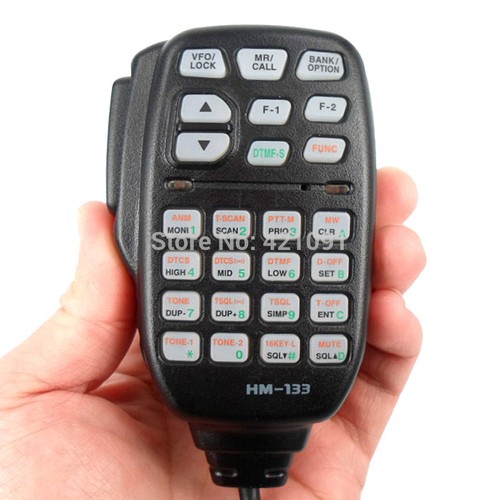 8 Pin RJ-45 Plug DTMF HM-133 Car Radio Handheld Mic Speaker Microphone ...