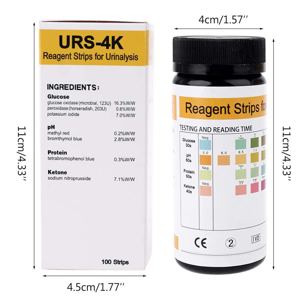 URS-4K four in one rapid testing and analysis test paper, glucose ...