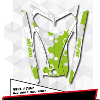 GRAPHIC DECALS STICKERS WRAP KIT FOR SKI-DOO REV MXZ SUMMIT GTX 03-07 ...