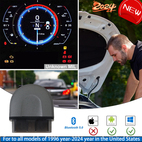 OBD II Scanner Auto Diagnostic Scan Tool for iphone iOS & Android ...