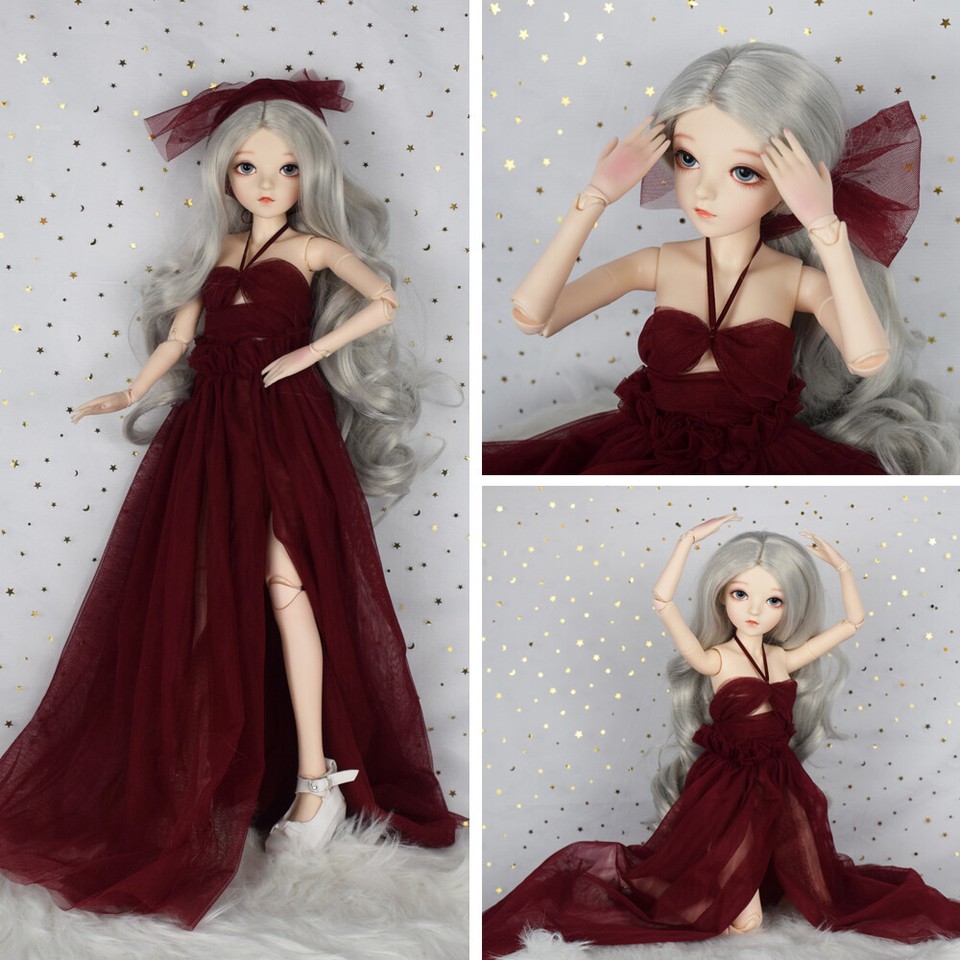 24inch BJD Doll 1/3 Female Body Ball Jointed Doll Pretty Girl Full Set ...