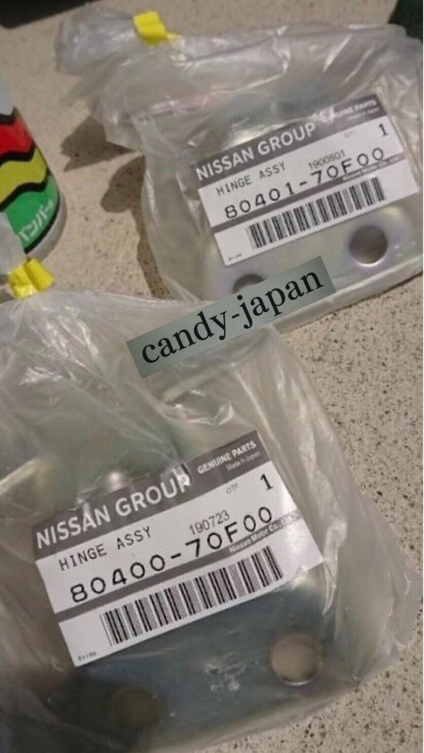 Nissan Genuine Front Door Hinge Lower 80400-70F00 80401-70F00 S14 200SX ...