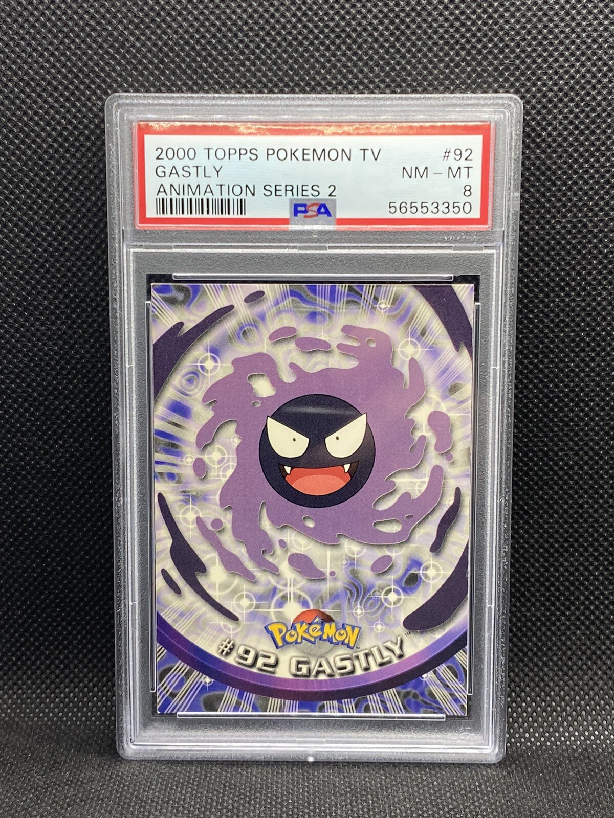 56553350 2000 Pokemon Topps TV Animation Series 2 Gastly #92/ PSA 8 | eBay