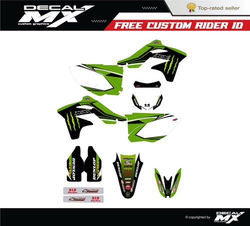 Fits Kawasaki KXF250F kxf250 2013 2014 2015 2016 graphic kit decal ...