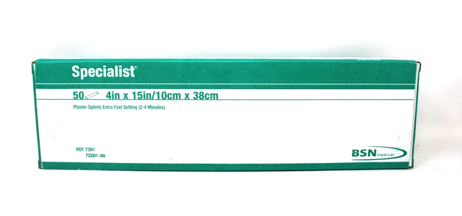 BSN Medical 7391 Specialist Plaster Splints Extra Fast Setting 10cm X ...