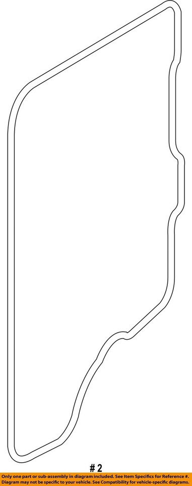 FORD OEM 05-20 Edge EngineTransaxle Transaxle Parts-Side Cover Gasket ...