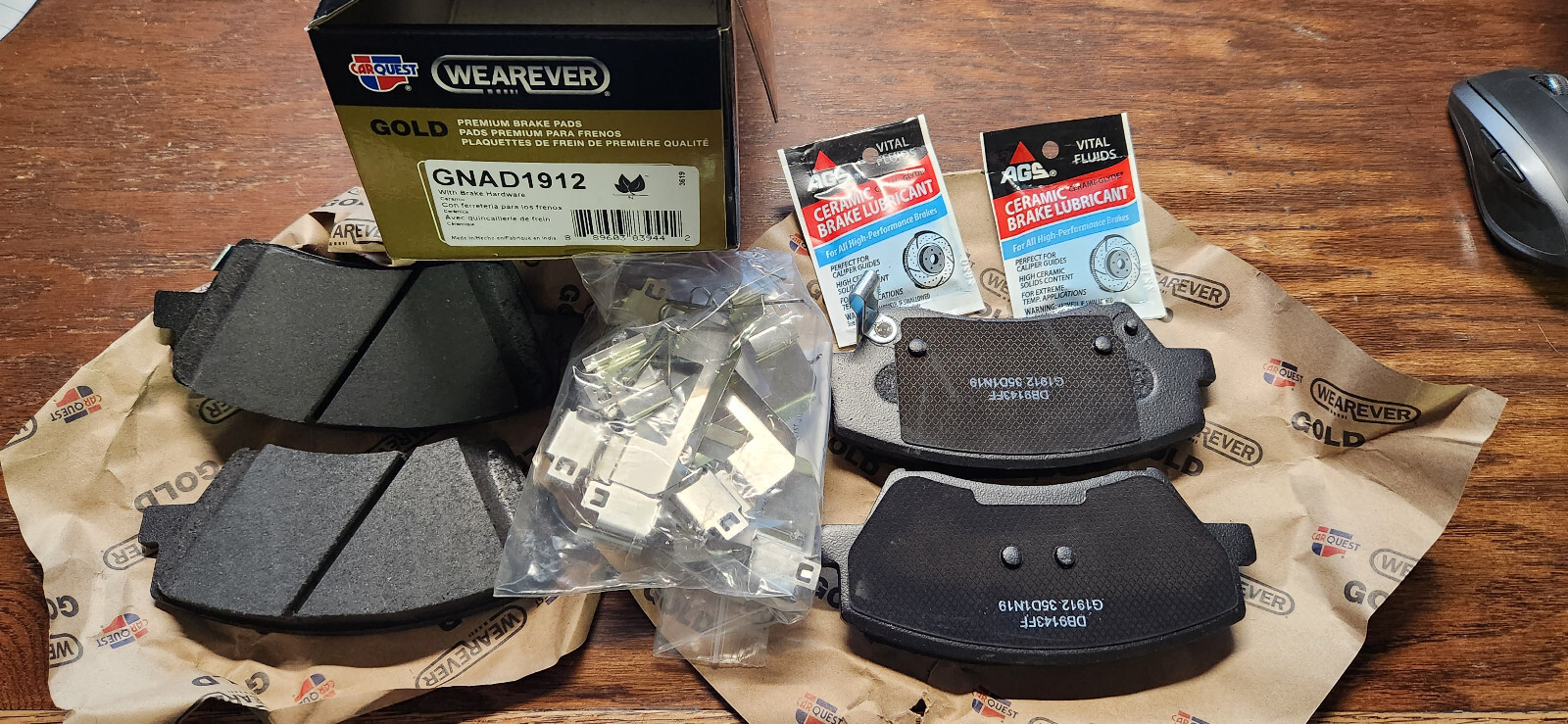 Disc+Brake+Pad+Set-Premium+Gold+Ceramic+Front+Brake+Pads+CARQUEST ...