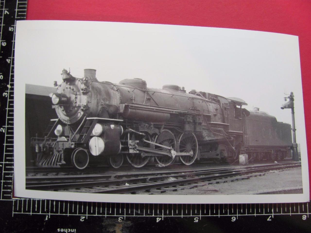 PHOTO of CHICAGO & EASTERN ILLINOIS RAILROAD 4-6-2 LOCOMOTIVE #1020 C ...