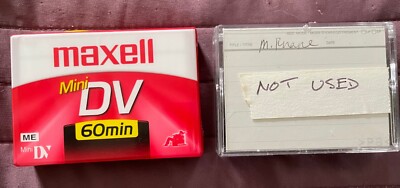 2 Maxell Mini DV Cassette Tapes 60 Minute Brand New DVM60SE | eBay