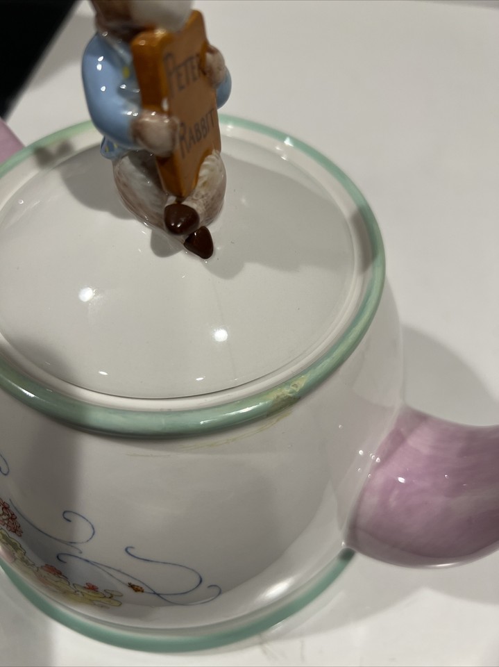 Beatrix Potter Peter Rabbit Teapot ~ Collectible Ceramic Tea by ...
