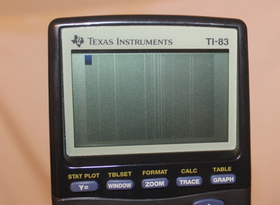 Texas Instrument TI-83 Graphing Calculator Parts Not Working Missing ...