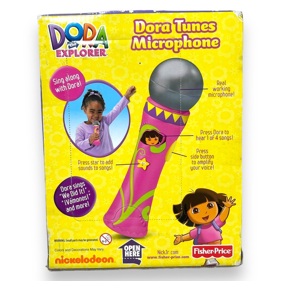 Dora the Explorer Mega Tunes Microphone Discontinued Sold Out Rare Toy ...
