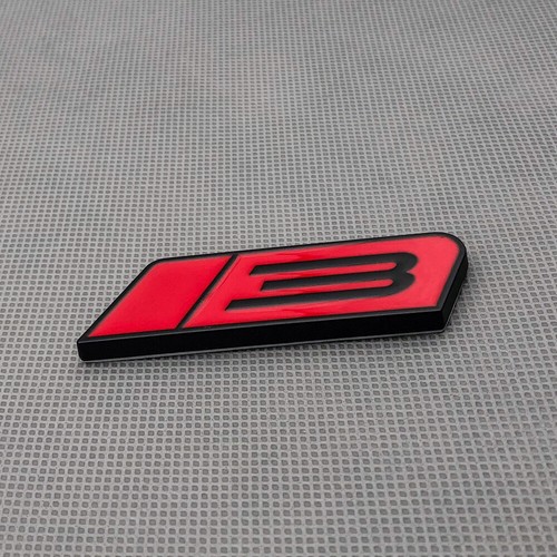 Matte Black With Red Coated ROUSH Stage 3 Badge Metal GT3500 Sport ...