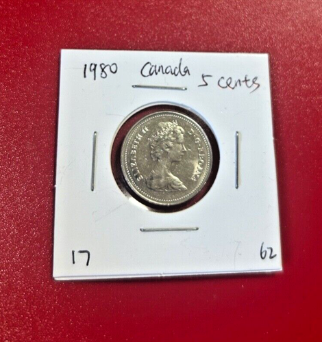 1980 CANADA 5 CENTS COIN - NICE WORLD COIN !!! | eBay