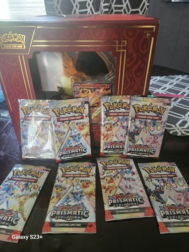 charizard spc and 8 packs of prismatic evaluation | eBay