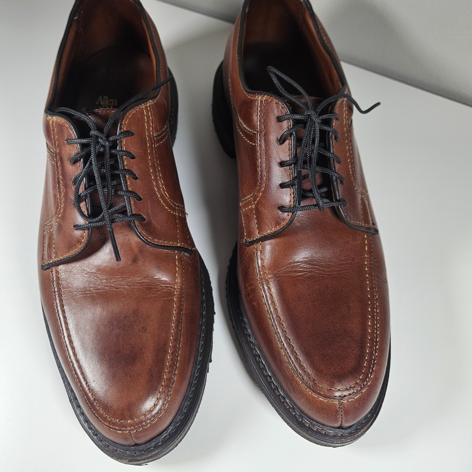 Allen Edmonds Wilbert Brown Dress Shoe Size 9.5 | eBay