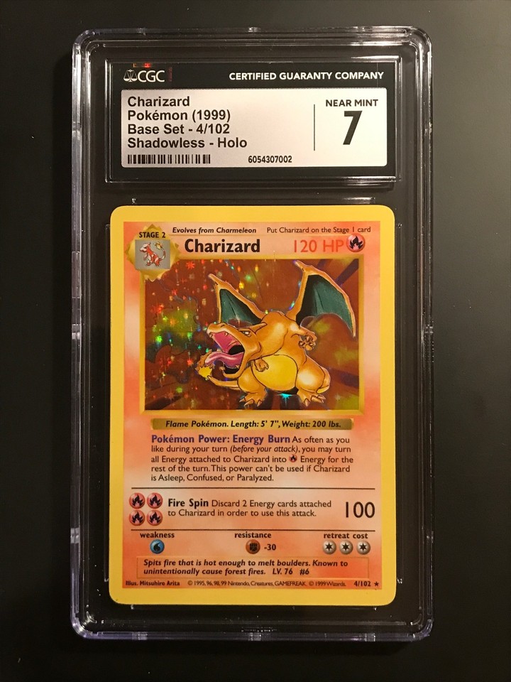 Base Set Pokemon Graded PSA/CGC Unlimited/Shadowless/1st Edition Cards ...