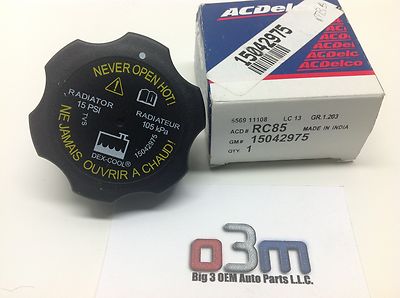Chevrolet GMC Pontiac Buick Car/Truck/SUV RADIATOR CAP W/ Seal new OEM ...