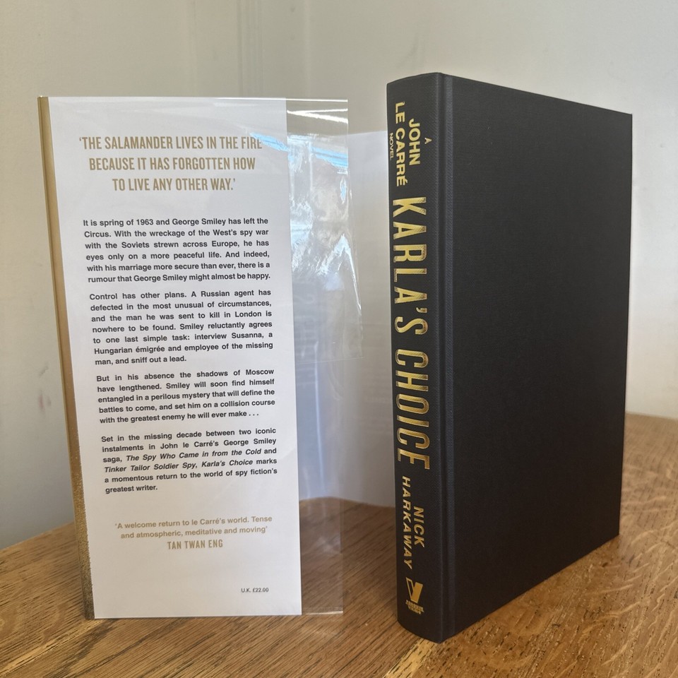 Karla's Choice by Nick Harkaway & John le Carré SIGNED & DATED 2024 UK ...