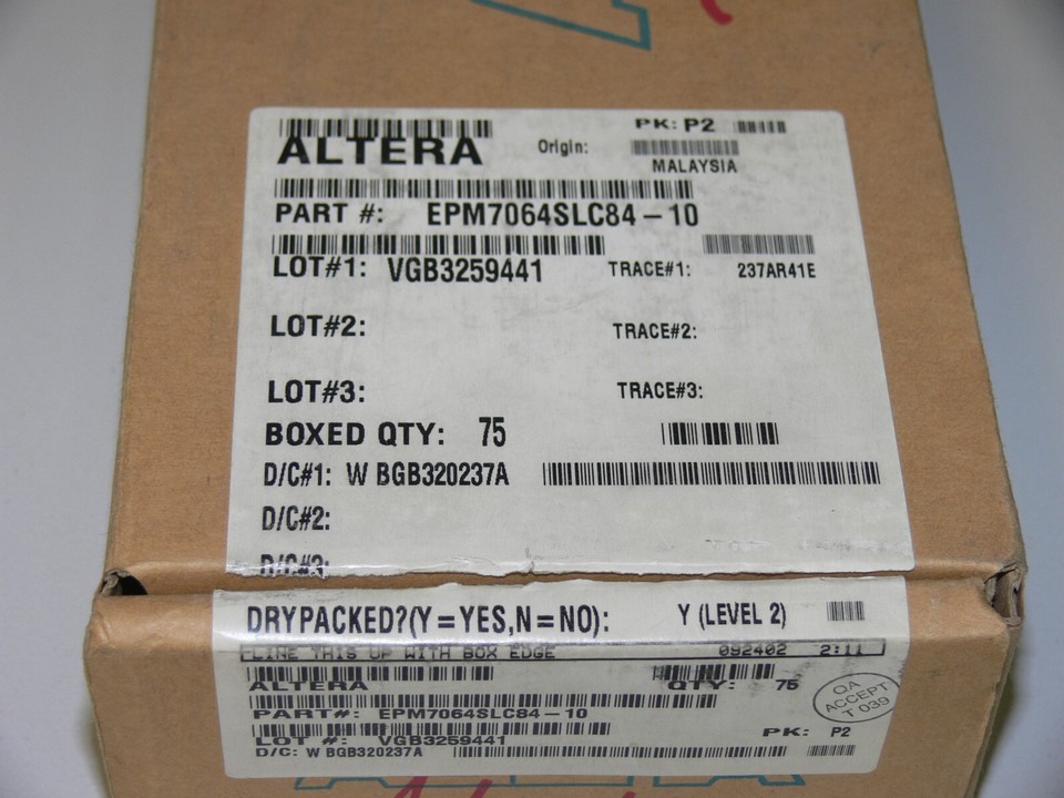 ALTERA EPM7064SLC84-10 Complex Programmable Logic Device (CPLD) SMD IC | eBay UK