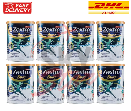 8 Can Zextra Sure Milk Powder 400g Knee Back Pain Strengthen Bones 100% ...