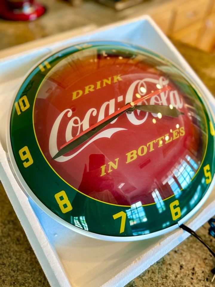 VINTAGE STYLE RETRO COCA COLA (COKE) DOUBLE BUBBLE ADVERTISING ELECTRIC ...