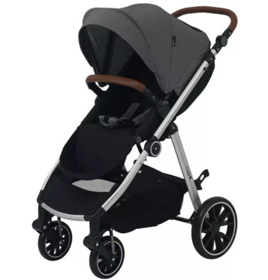 Cuggl Ebony Deluxe Pushchair Foldable Pram - Grey Used | eBay
