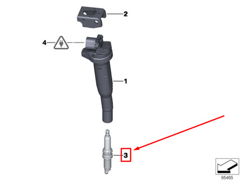13-18 BMW X5 F15 F85 Spark Plug 0040581 12120040581 ORIGINAL | Genuine ...