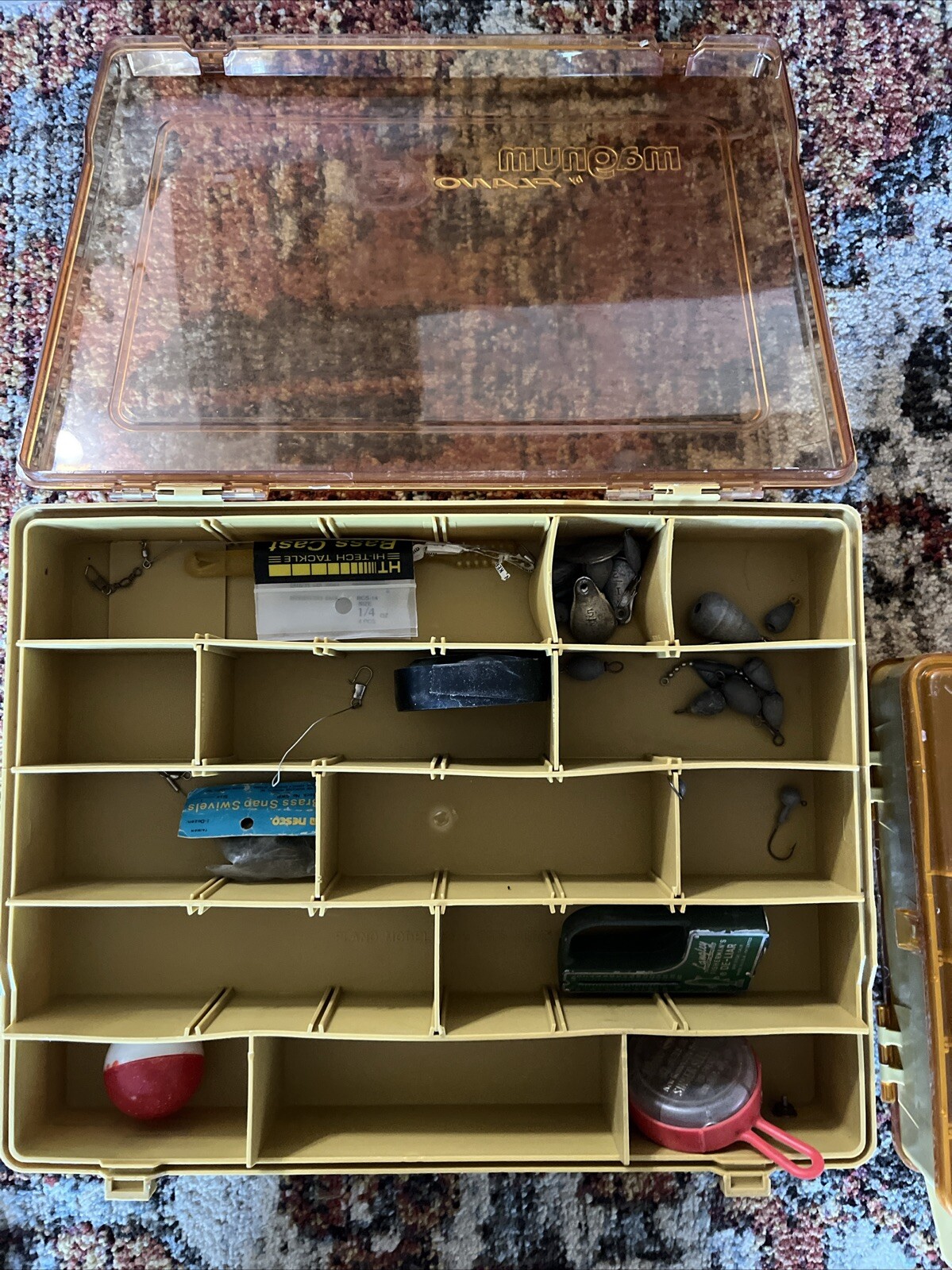 Magnum By Plano 1162 Double Sided Portable Fishing Tackle Box Organizer ...