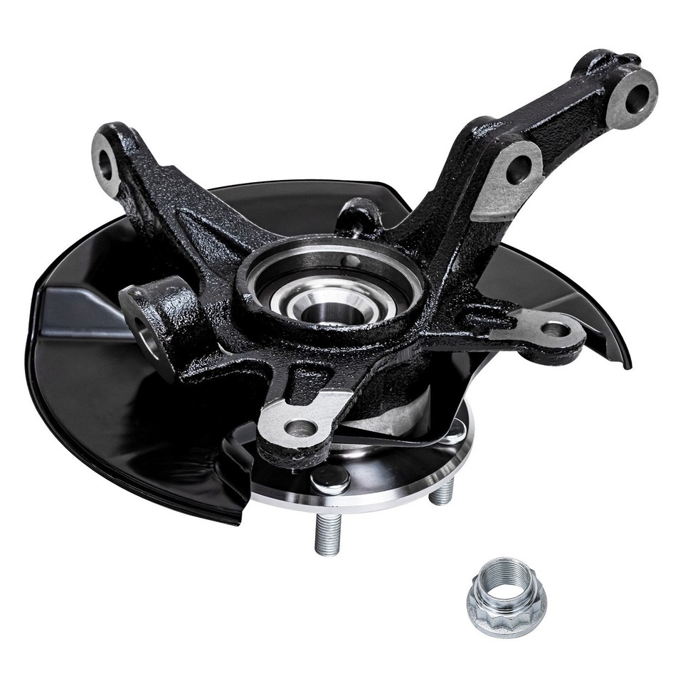 Front Steering Knuckles Hub Rotors Brake Pads Calipers for 2006-2011 ...