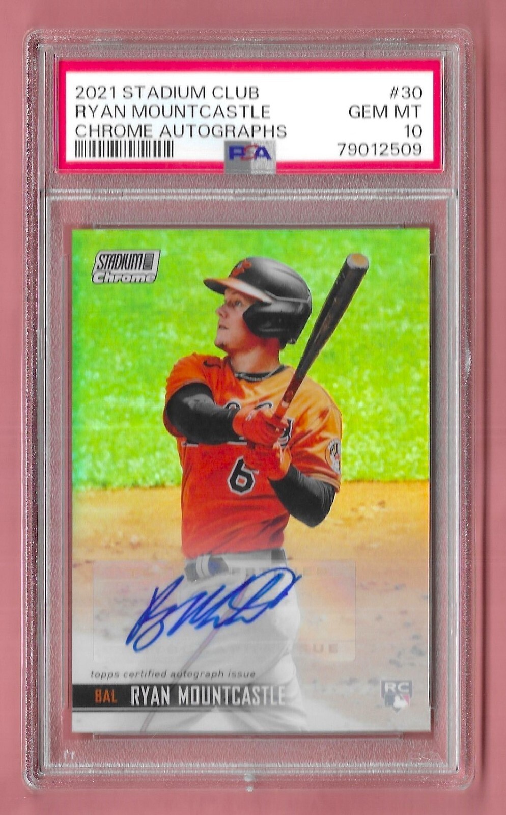 2021 Topps Stadium Club - Chrome Autographs #30 Ryan Mountcastle /25 ...