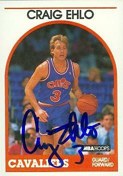 Craig Ehlo autographed Basketball Card (Cleveland Cavaliers) 1989 Hoops ...