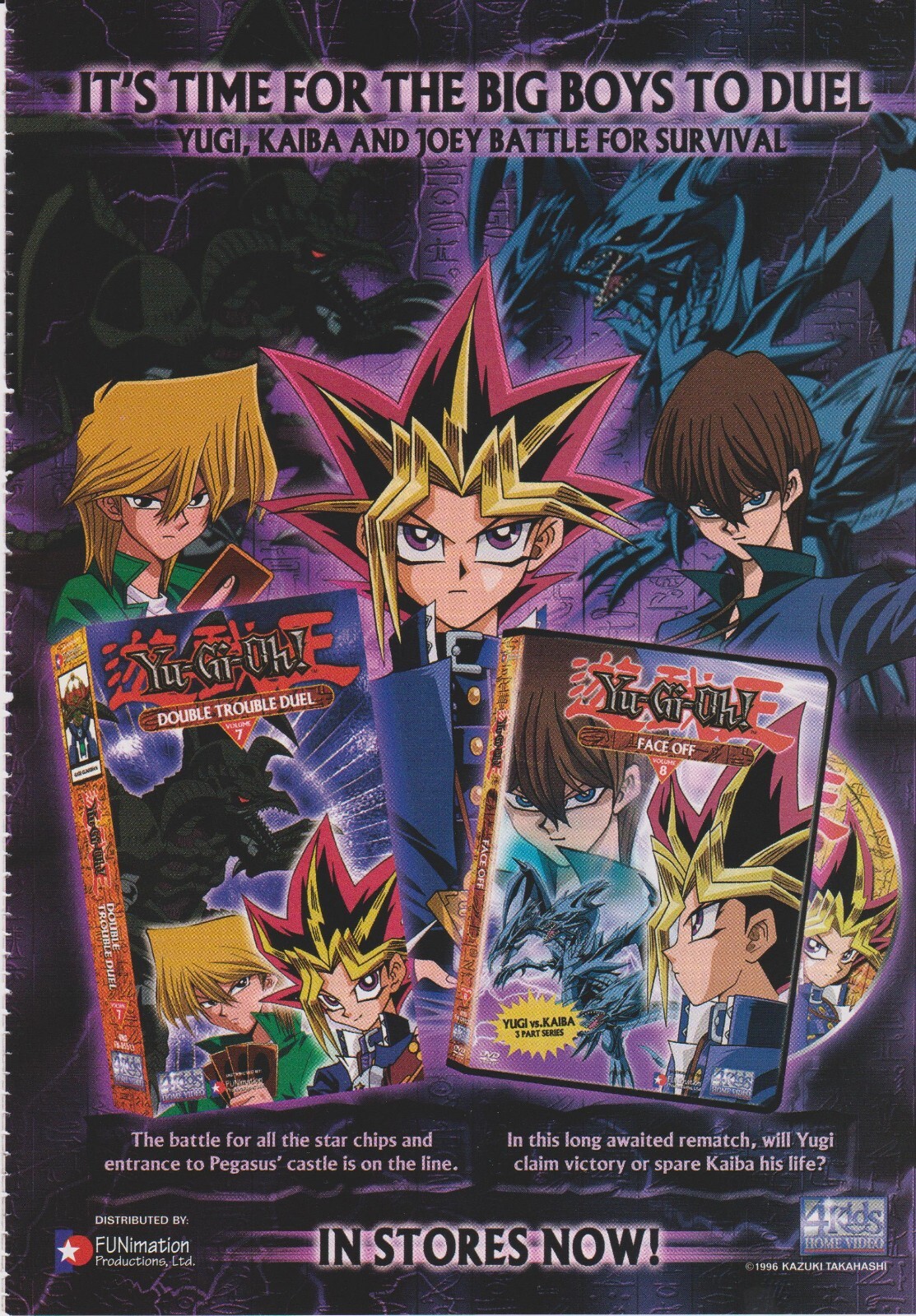 2003 Yu-Gi-Oh! Print Ad / Home Video / VHS / DVD / 4kids / Funimation ...