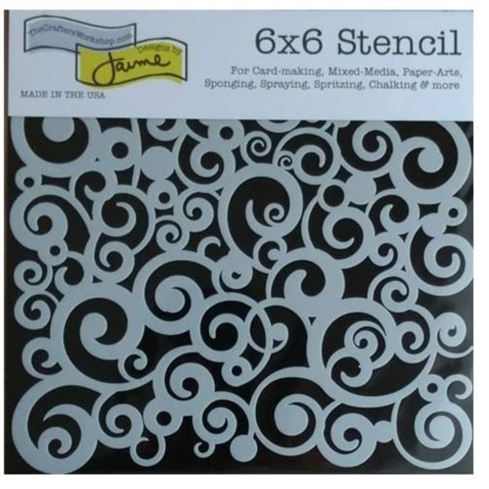 Stencils Designs Swirls