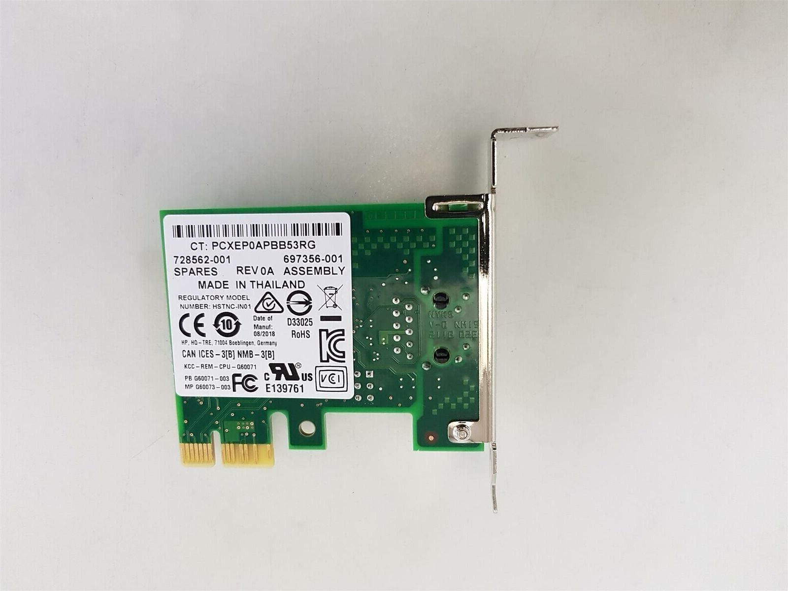 DELL HP Intel Pro 10/1000 Ethernet Network Card HSTNC-IN01 0VRRH1 ...