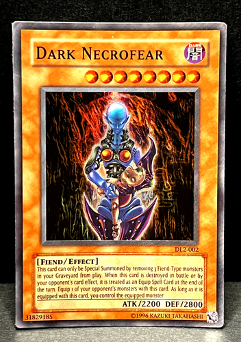 Yu-Gi-Oh! TCG Dark Necrofear Super Rare Unlimited DL2-002 - HP | eBay
