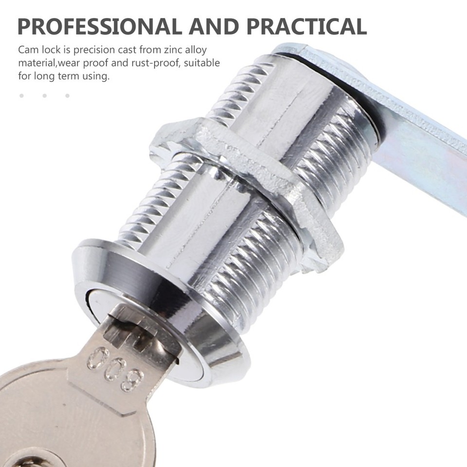 Cabinet Lock Set With Keys 5/8 Inch Zinc Alloy Drawer | eBay