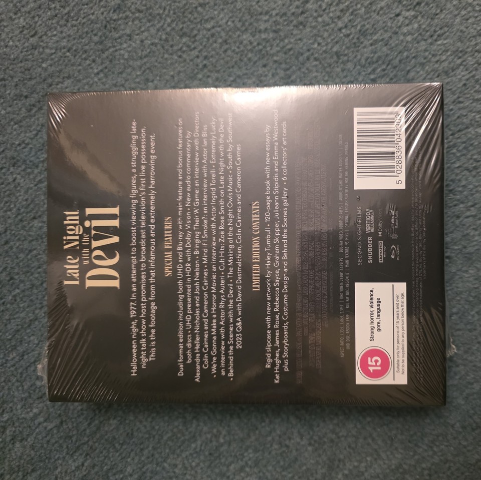 Late Night With The Devil 4K Ultra HD Blu ray Second Sight Sealed | eBay UK
