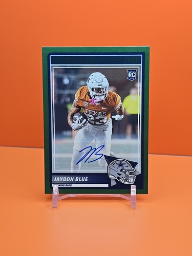 🔵⭐️⚪️ 2025 SCORE JAYDEN BLUE #39 🟢 GREEN 🟢 AUTOGRAPH DALLAS COWBOYS ⚪️⭐ ...