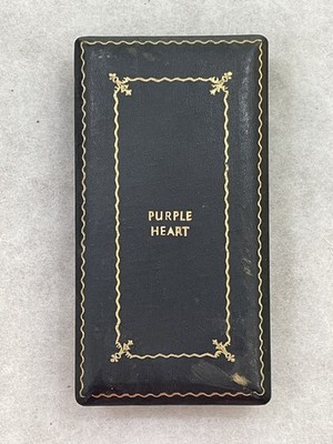 WW2 WWll Wood US Army Purple Medal Heart Case - Medal Pin - Great Shape ...