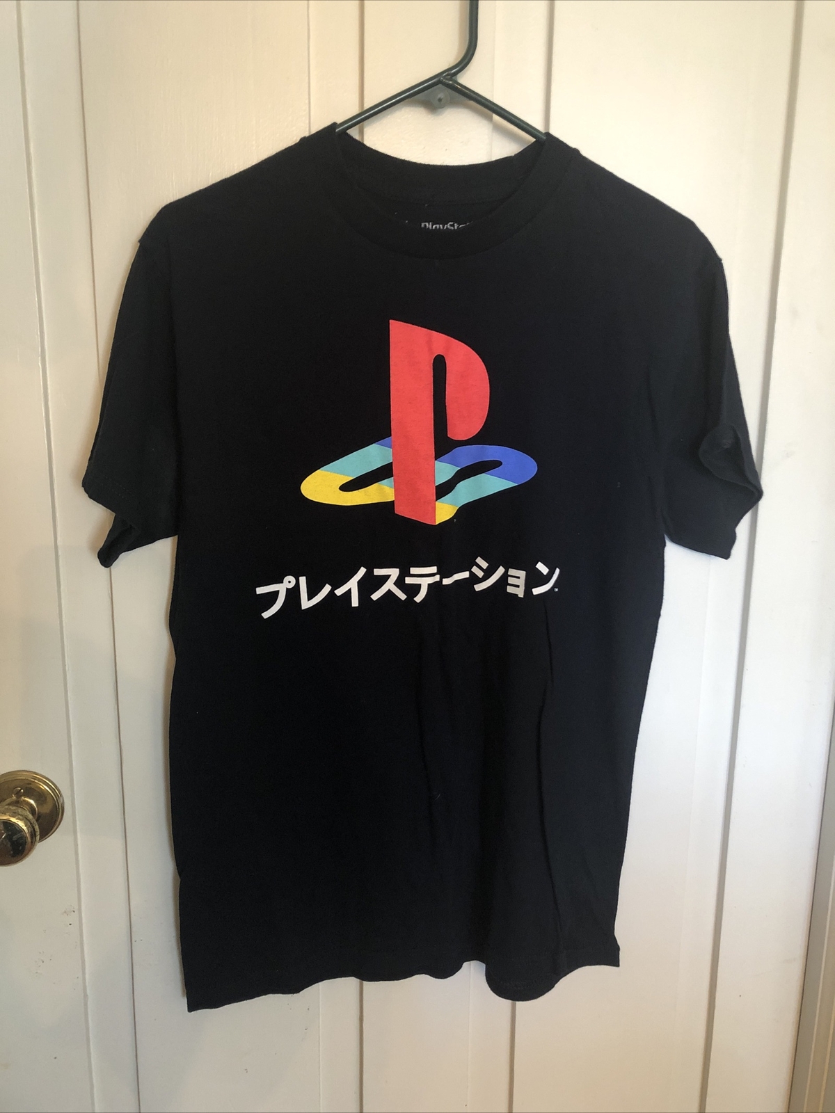 2017 Playstation Japanese Logo Kanji Graphic Black T … - Gem