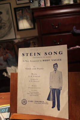 1930 Vintage Stein Song University of Maine Sheet Music Rudy Vallee | eBay
