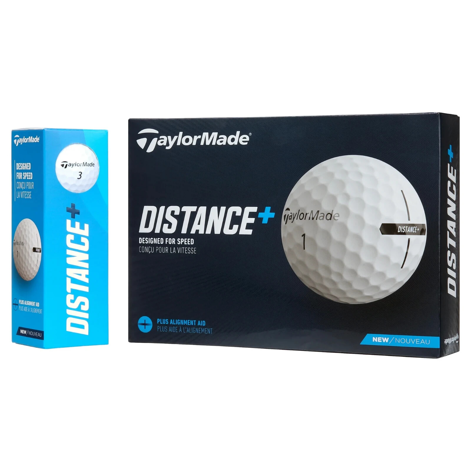 TaylorMade 2021 Distance Plus Golf Balls, White, 12 Pack x 2 boxes | eBay