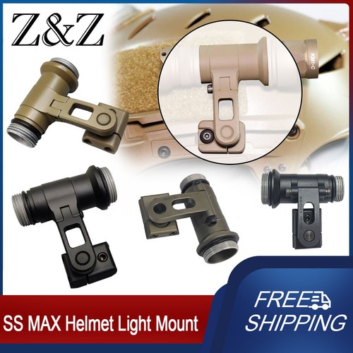Tactical SS M-AX Helmet Light Mount For M300 M600 Flashlight Bracket ...