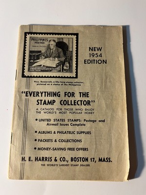 Stamps, The Stamp Collector's Annual Catalog H. E. Harris 1954 | eBay