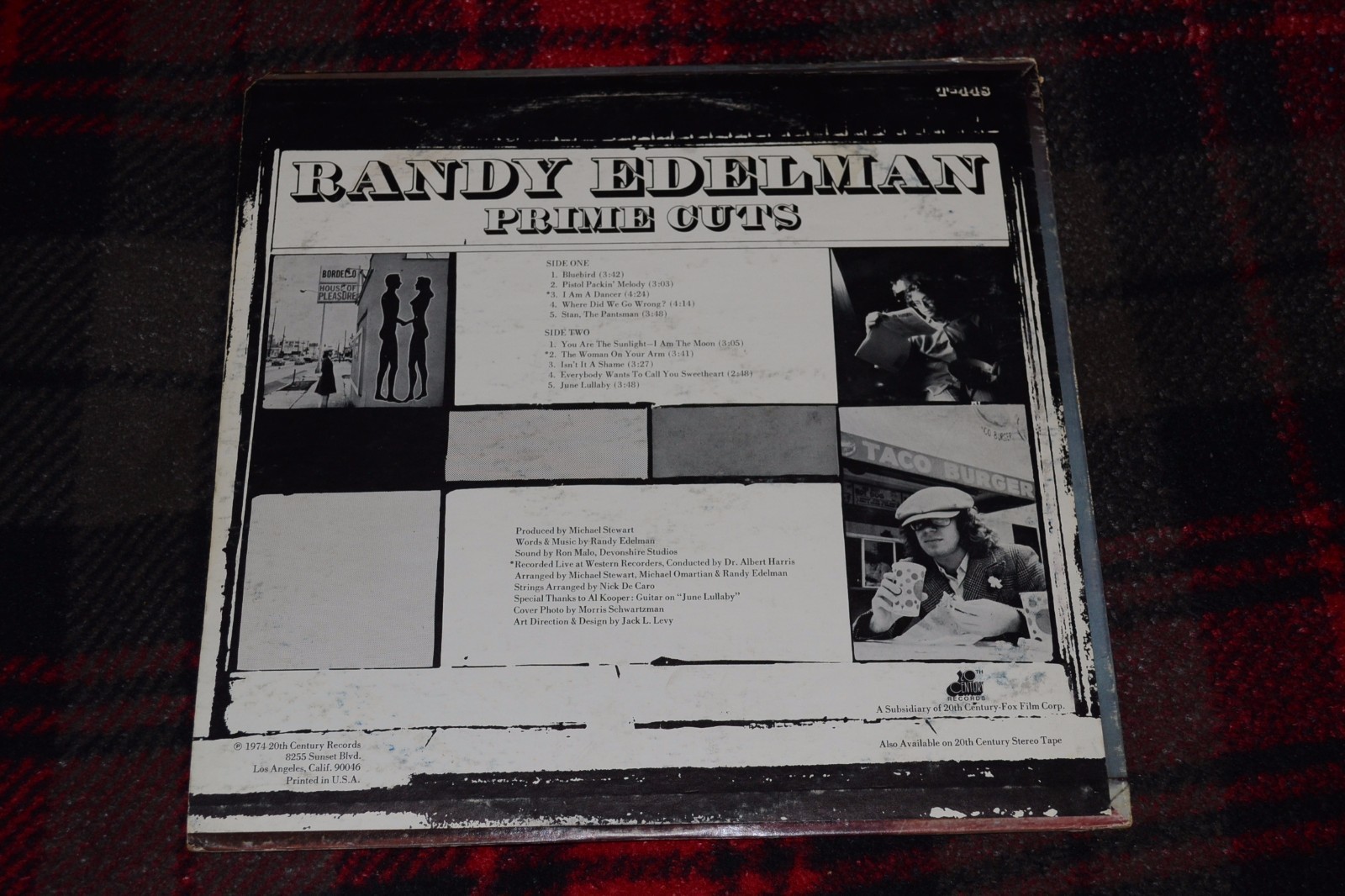 Randy Edelman~Prime Cuts~20th Century Records T-445~Michael Stewart ...